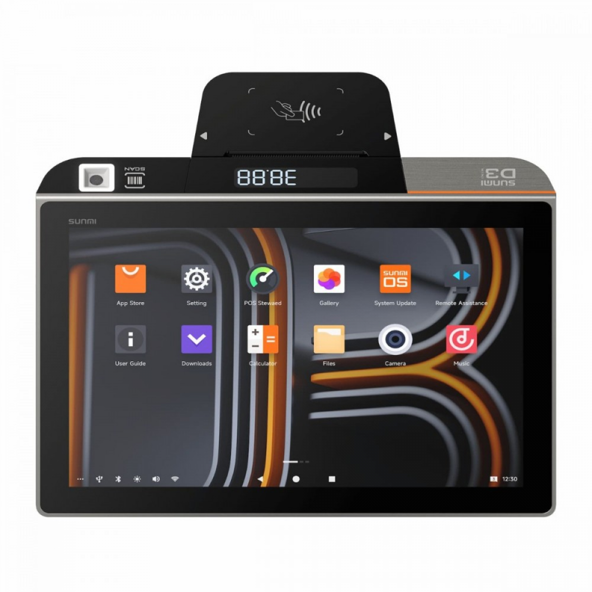 POS SUNMI D3 MINI 3GB 32GB 4G BATTERY CAM SCANNER 58MM - 6972253512583 ...