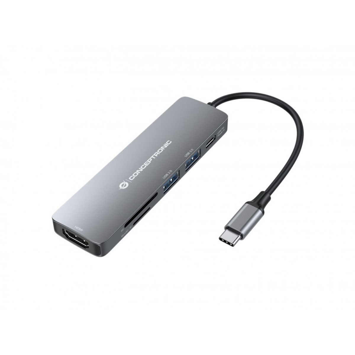Dock Station Type-C Multiport 6-in-1 HDMI USB-C PD 1 x USB 3.0 1 x USB ...