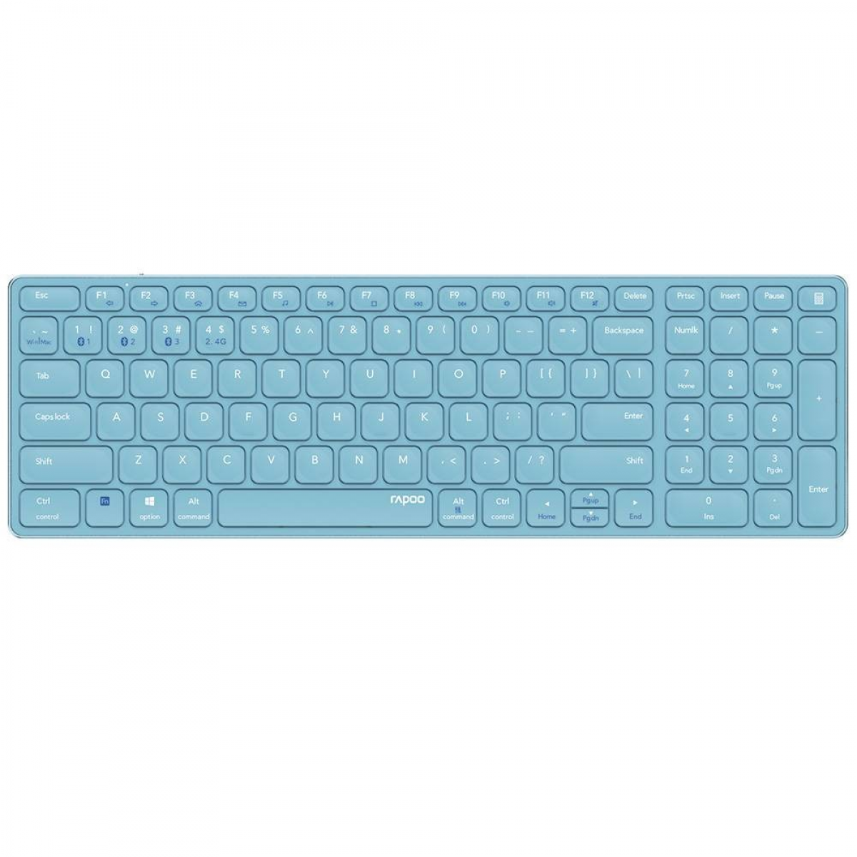 Teclado Rapoo E9700M Multi-mode Wireless Ultra-slim PT Azul ...
