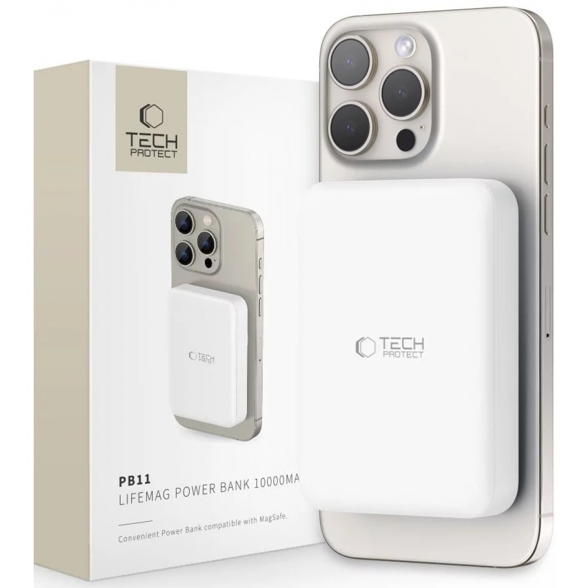 Magsafe Powerbank 10000Mah White - 5906302309467 - PRIO