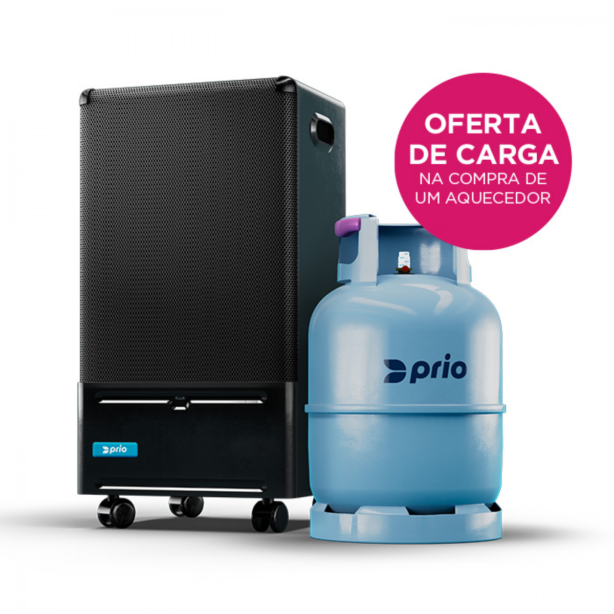 AQUECEDOR A GÁS CHAMA AZUL PRIO - 0350019115.10 - PRIO