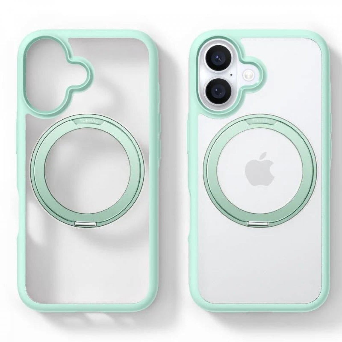 Capa Ostand R Fusion Series p/ Iphone 16 Plus - Light Green ...