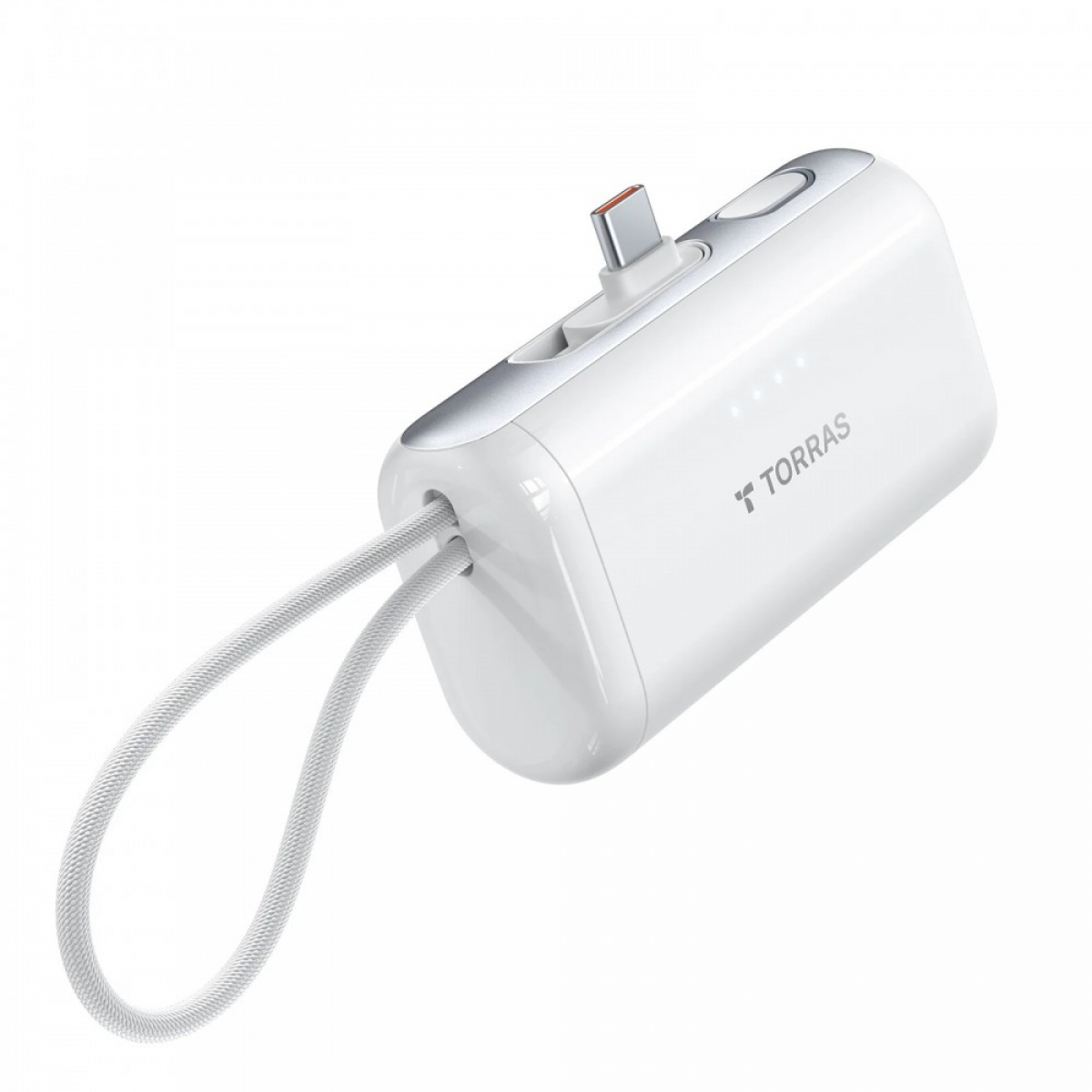 Powerbank Torras Pocketvolt 5.000Mah Branco - 6938075634834 - PRIO